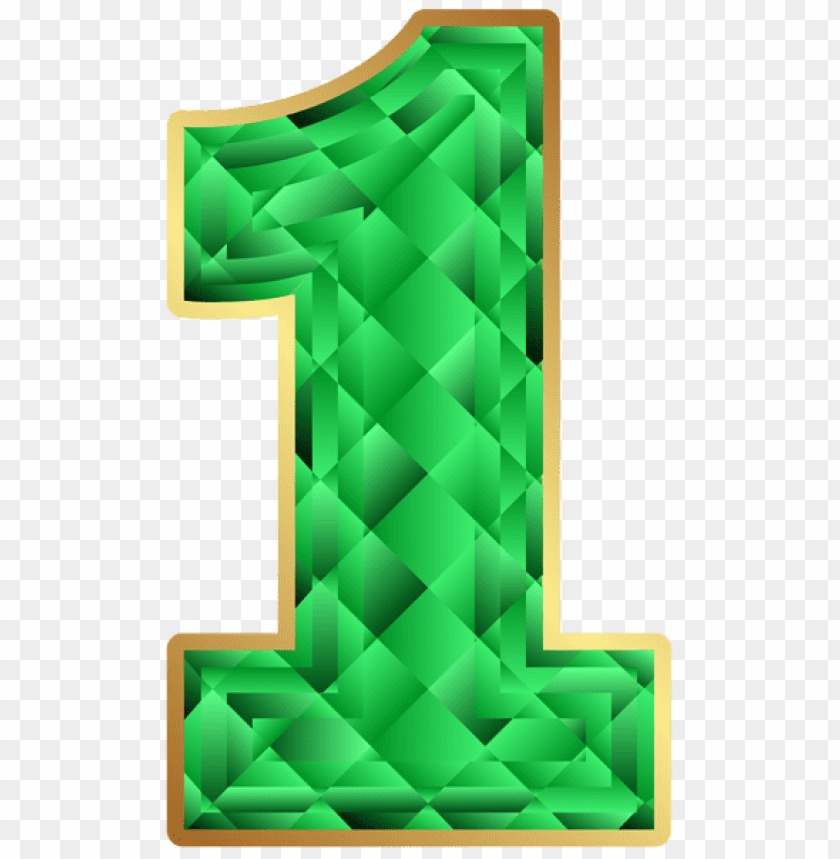 Free download | HD PNG emerald number one clipart png photo - 50662 ...
