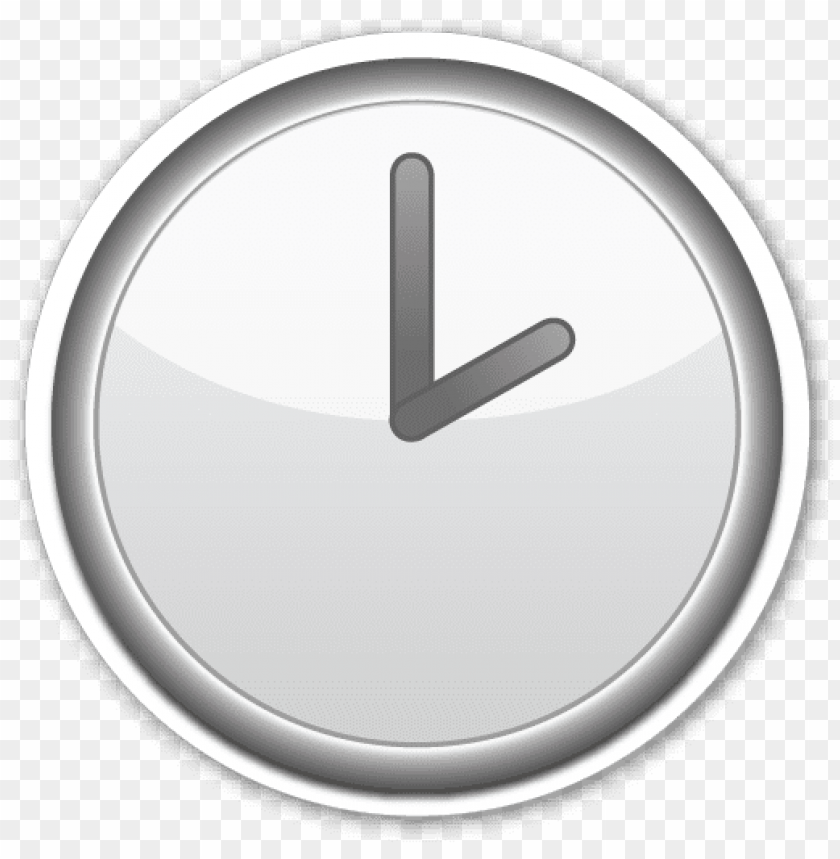 Free download | HD PNG emoji styled clock icon PNG transparent with ...