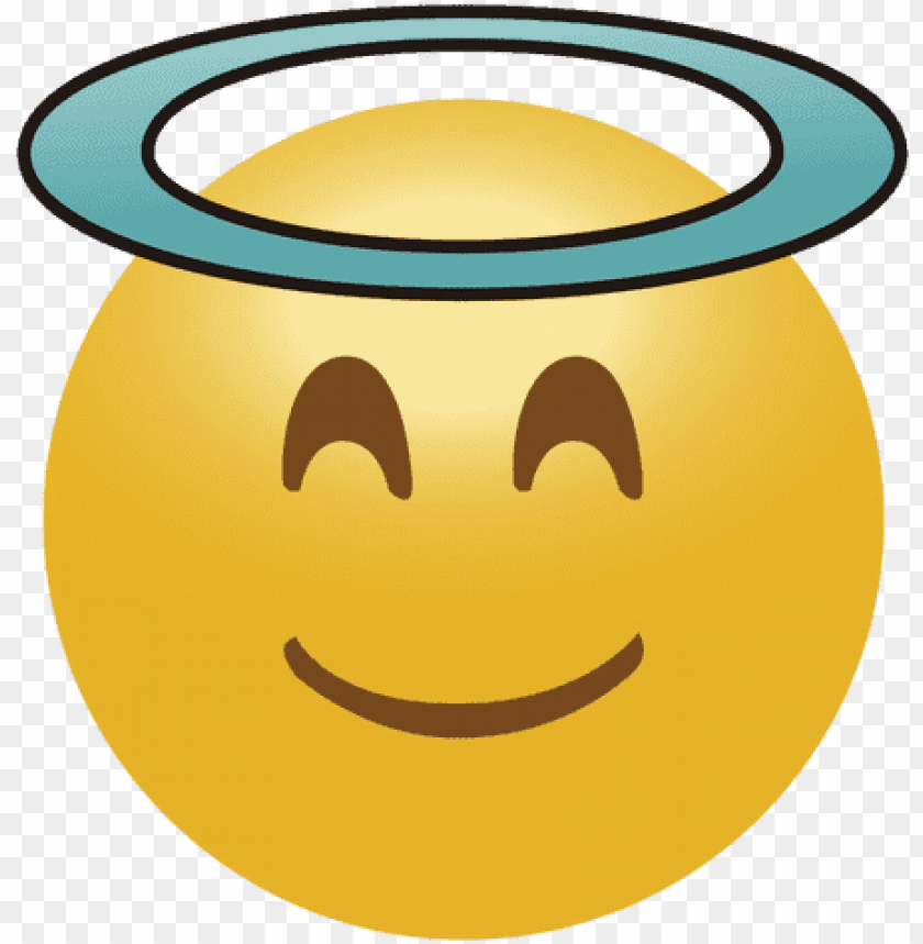 Free download | HD PNG emoji facetransparent emoto angel PNG ...