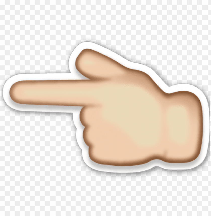 Free download | HD PNG emoji hand pointing left PNG transparent with ...