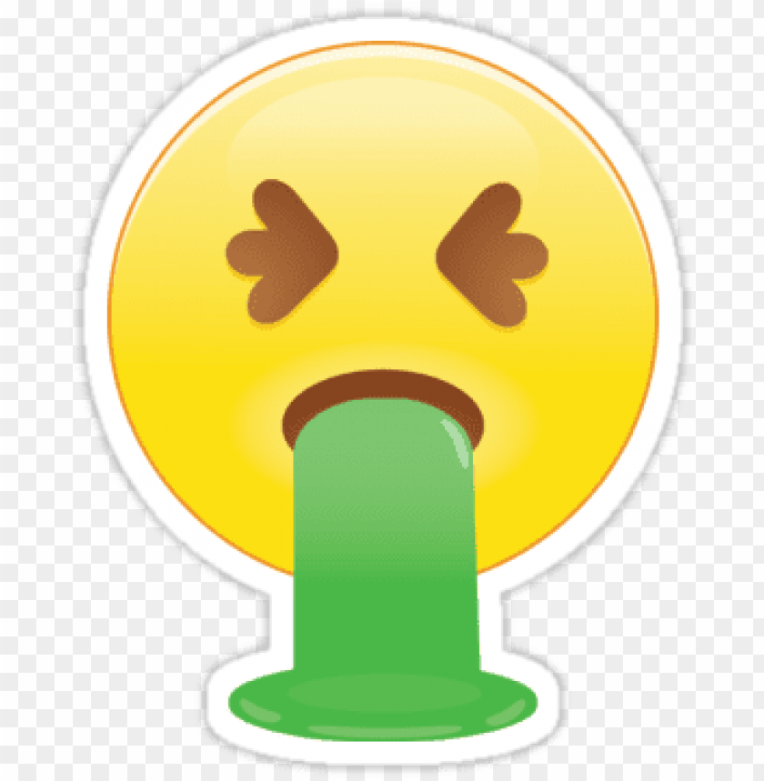 Free download | HD PNG emoji world vomiting emoji stickers by ...