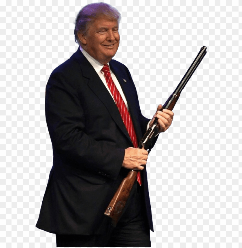 Free download | HD PNG ersondonald trump holding a rifle donald trump ...