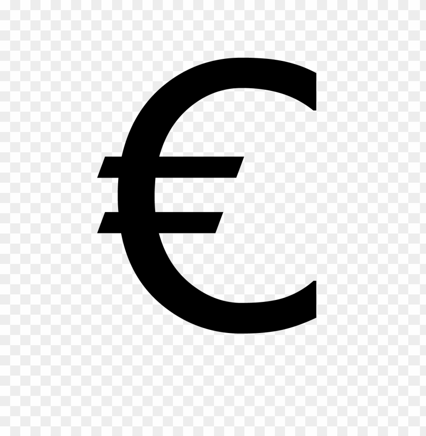 Free download | HD PNG euro simple currency symbol png | TOPpng