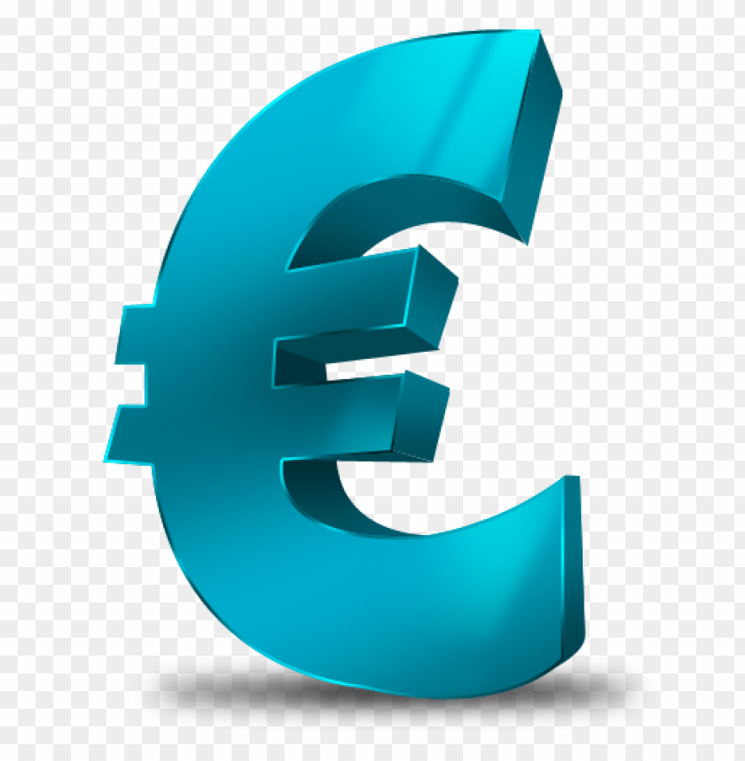 Free download | HD PNG euro blue glossy 3d effect icon | TOPpng