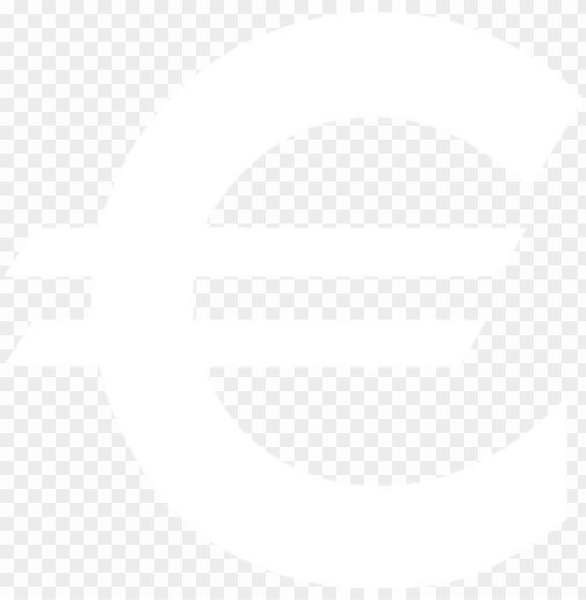 Free download | HD PNG euro white currency symbol transparent | TOPpng