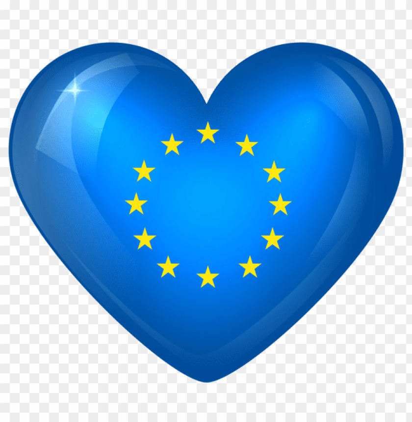 Free download | HD PNG european union large heart flag clipart png ...