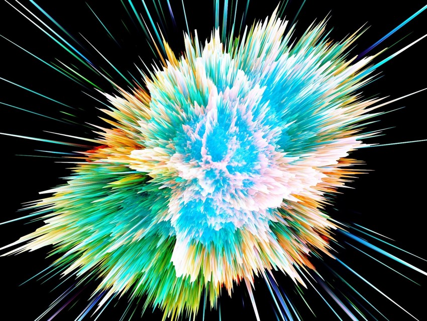 Free download | HD PNG explosion flash colorful shards abstraction 4k ...