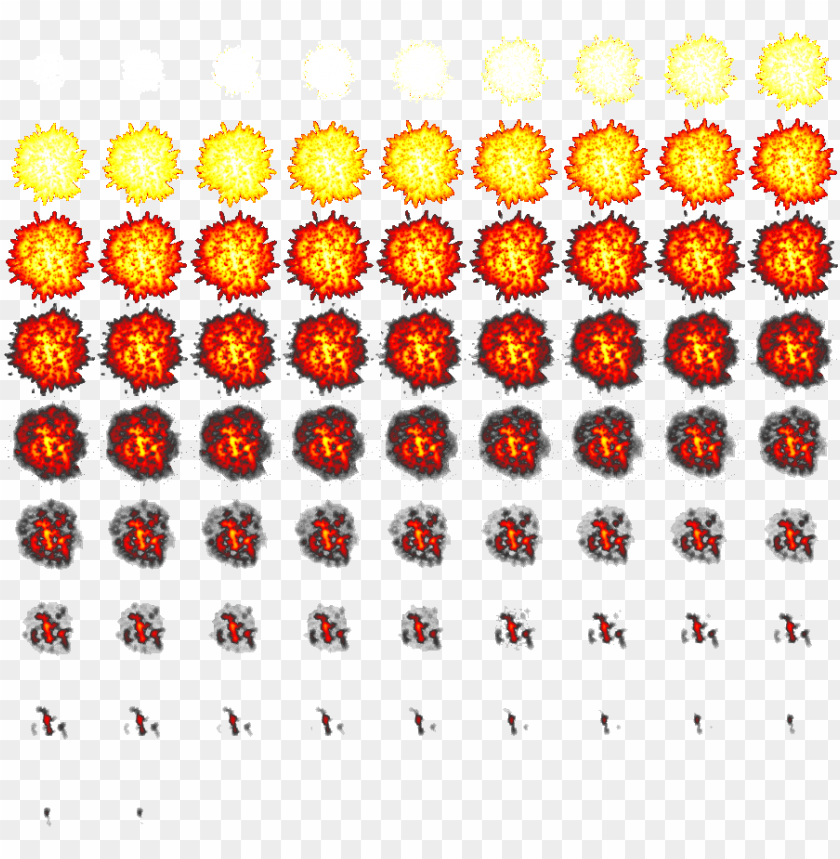 Free download | HD PNG explosion sprite png 2d explosion sprite sheet ...