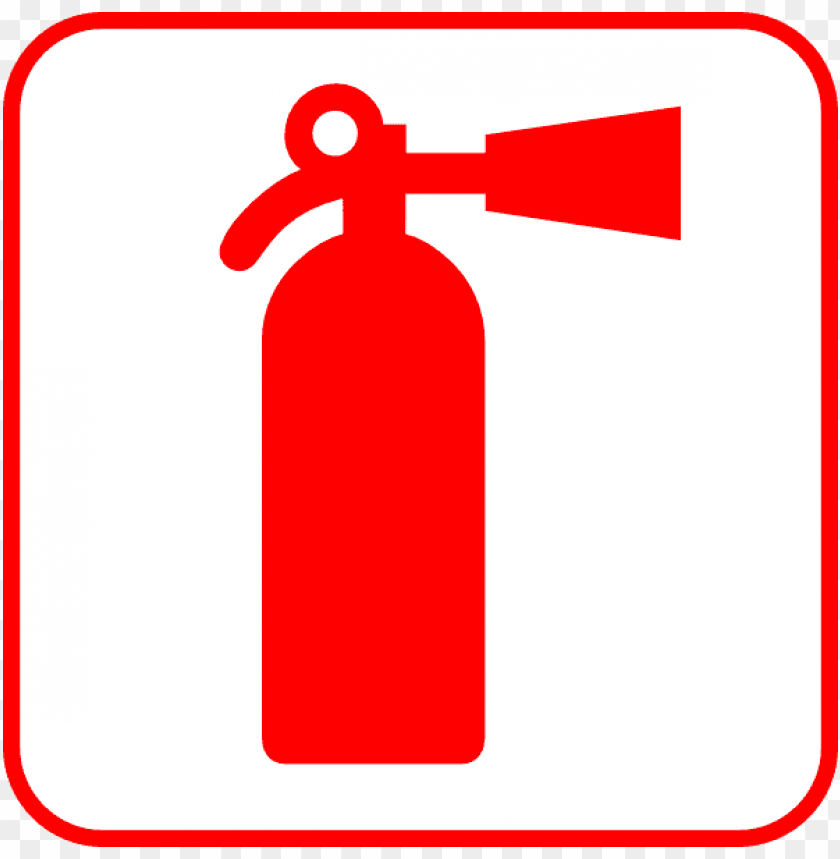 Free download | HD PNG red fire extinguisher sign png clipart png photo ...
