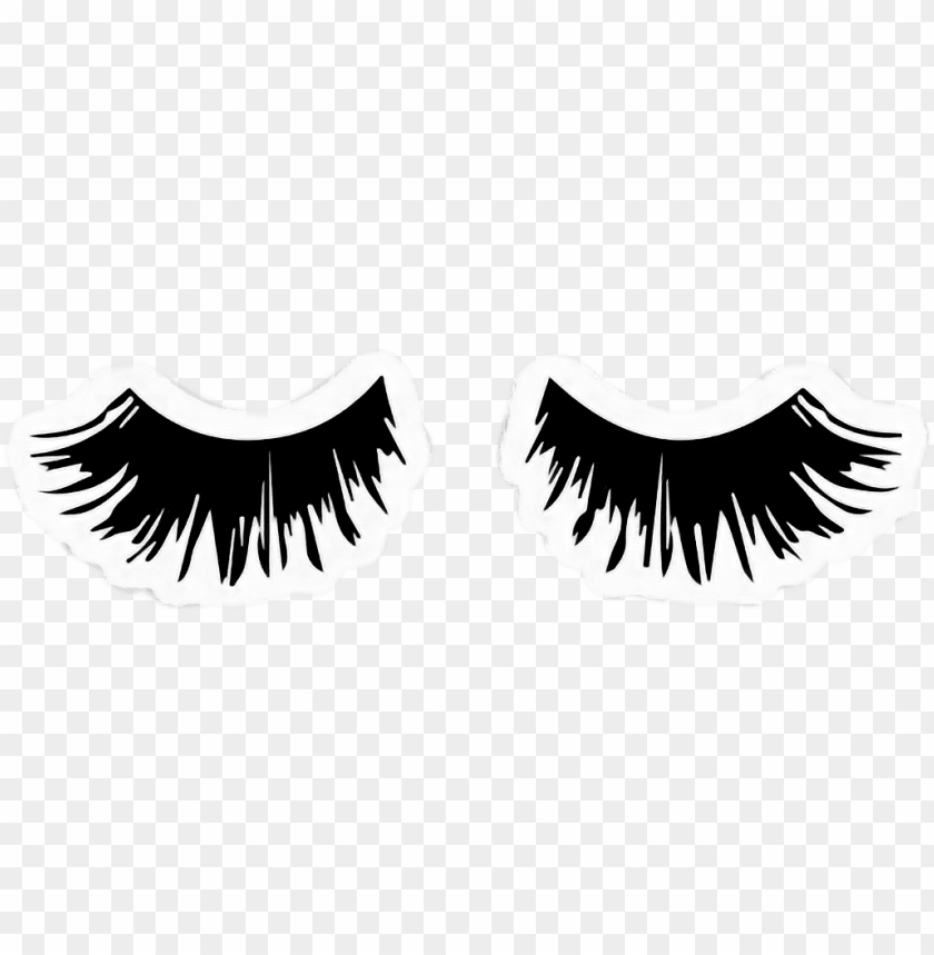 Free download | HD PNG eyelashes sticker eyelash print PNG transparent ...