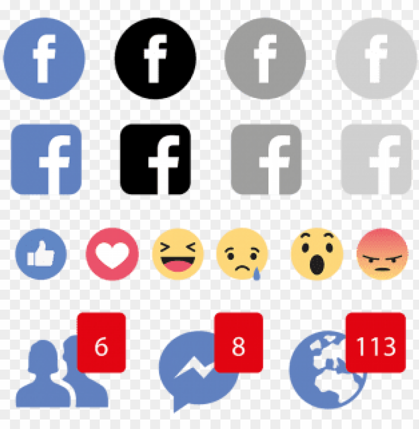 Free download | HD PNG facebook emojis icon logo social media icon find ...