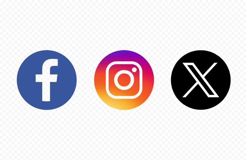 Free download | HD PNG facebook instagram and twitter logos high ...