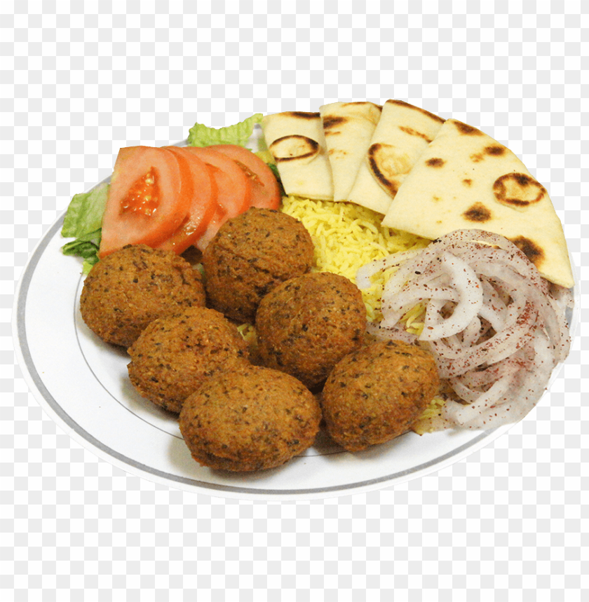 Free download | HD PNG falafel plate with salad and pita bread png PNG ...