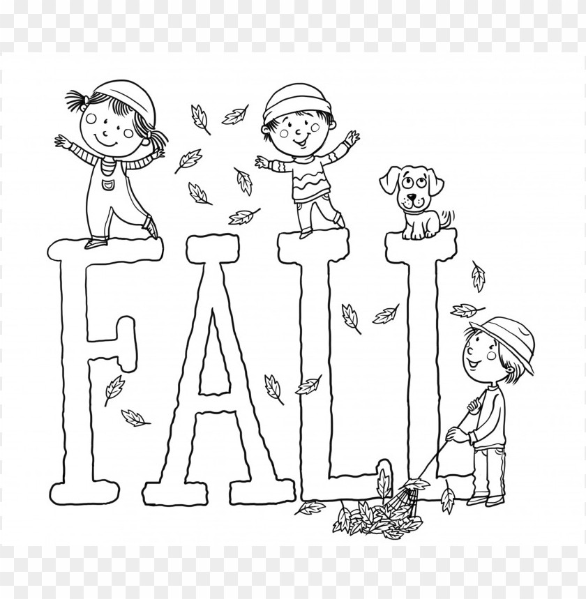 Free download | HD PNG fall colors coloring sheet PNG transparent with ...
