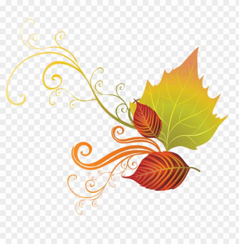 Free download | HD PNG fall leaves decor clipart png photo - 55356 | TOPpng