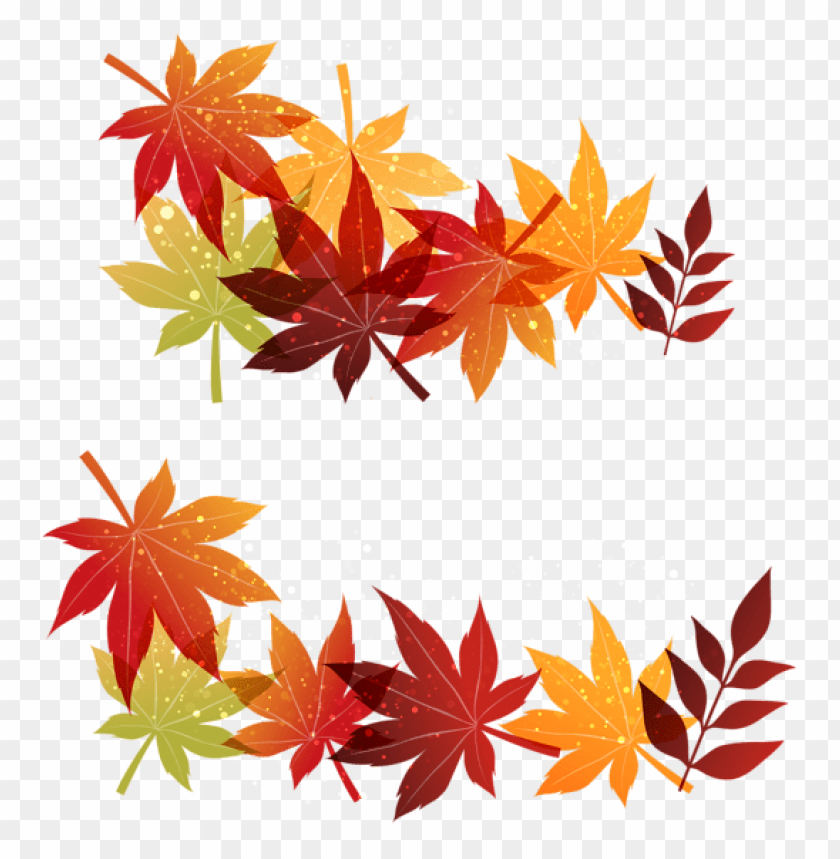 Free download | HD PNG fall leaves decoration clipart png photo - 56261 ...