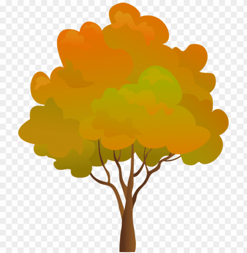Free download | HD PNG PNG image of abstract autumn tree with warm colors with a clear ...
