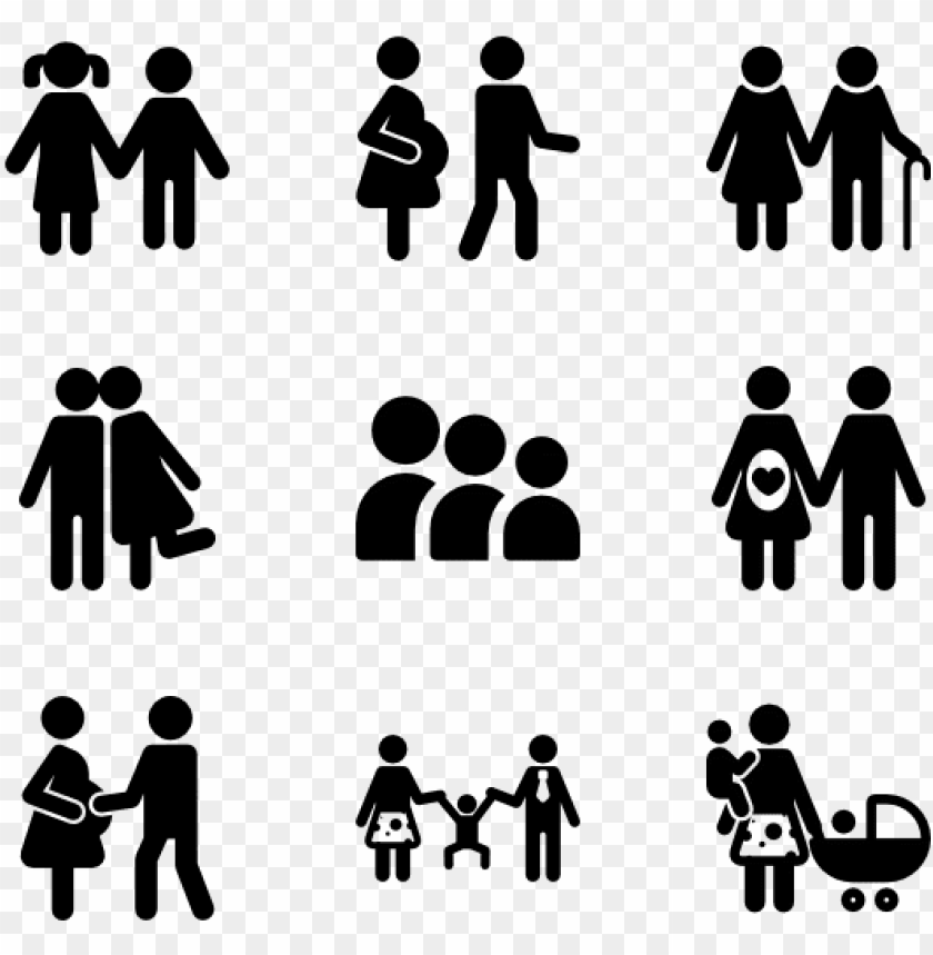 Free download | HD PNG familiar 30 icons family icon transparent ...