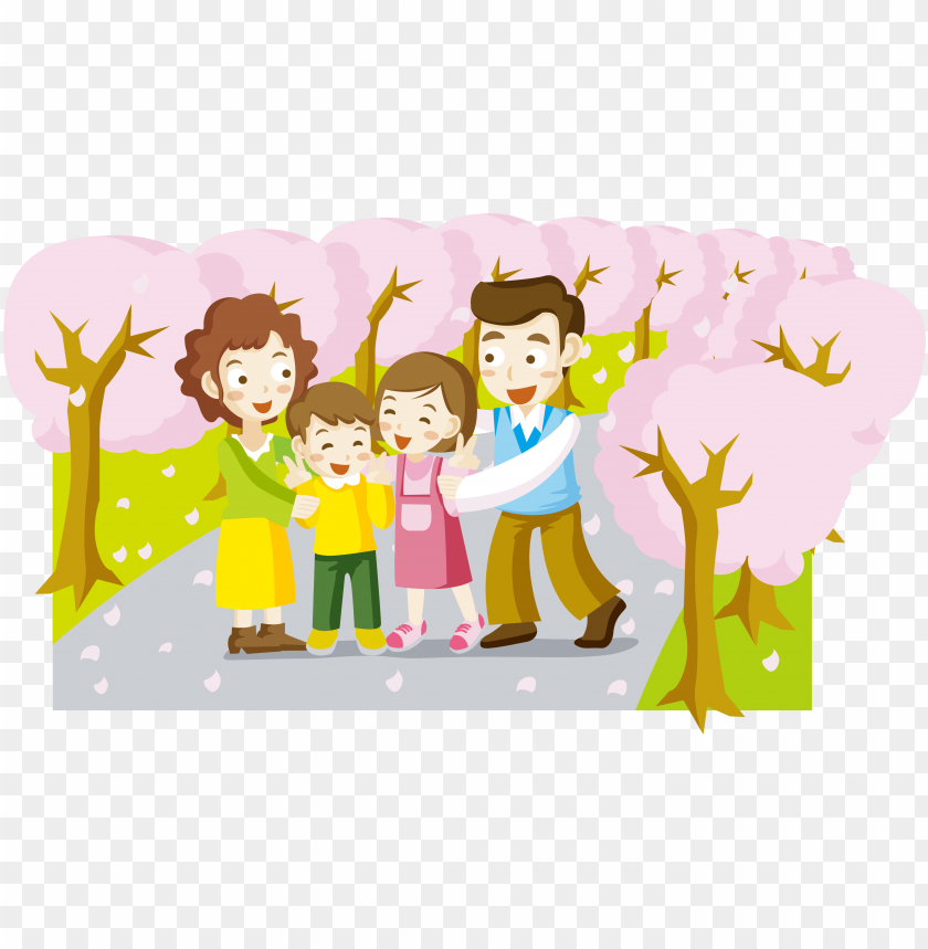 Free download | HD PNG family cartoon clip art 卡通 家庭 PNG transparent with Clear Background ID ...