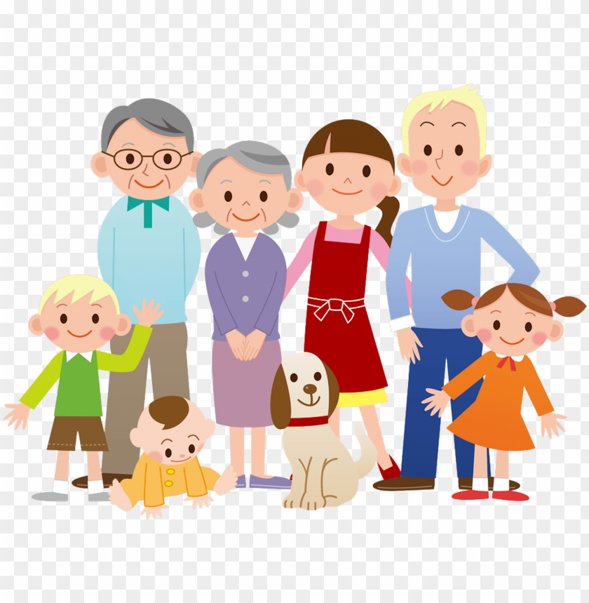 Free download | HD PNG family cartoon clip art family cartoon images PNG transparent with Clear ...