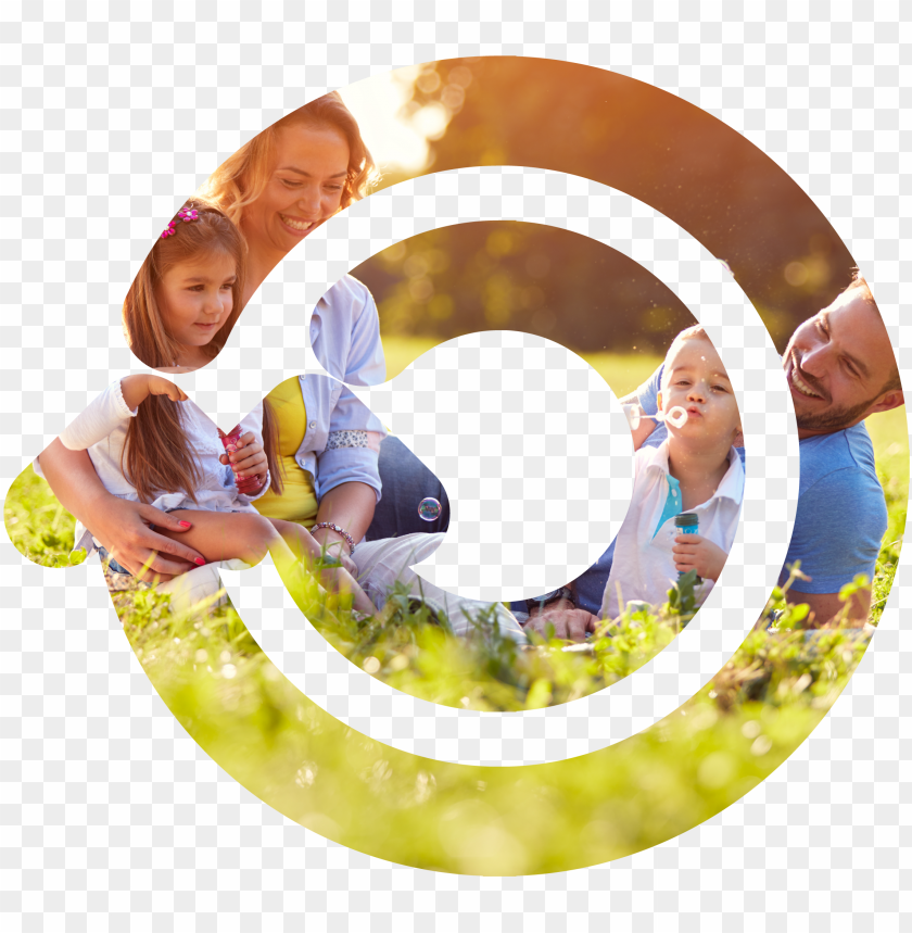 Free download | HD PNG family outside in grass playing with bubbles ...