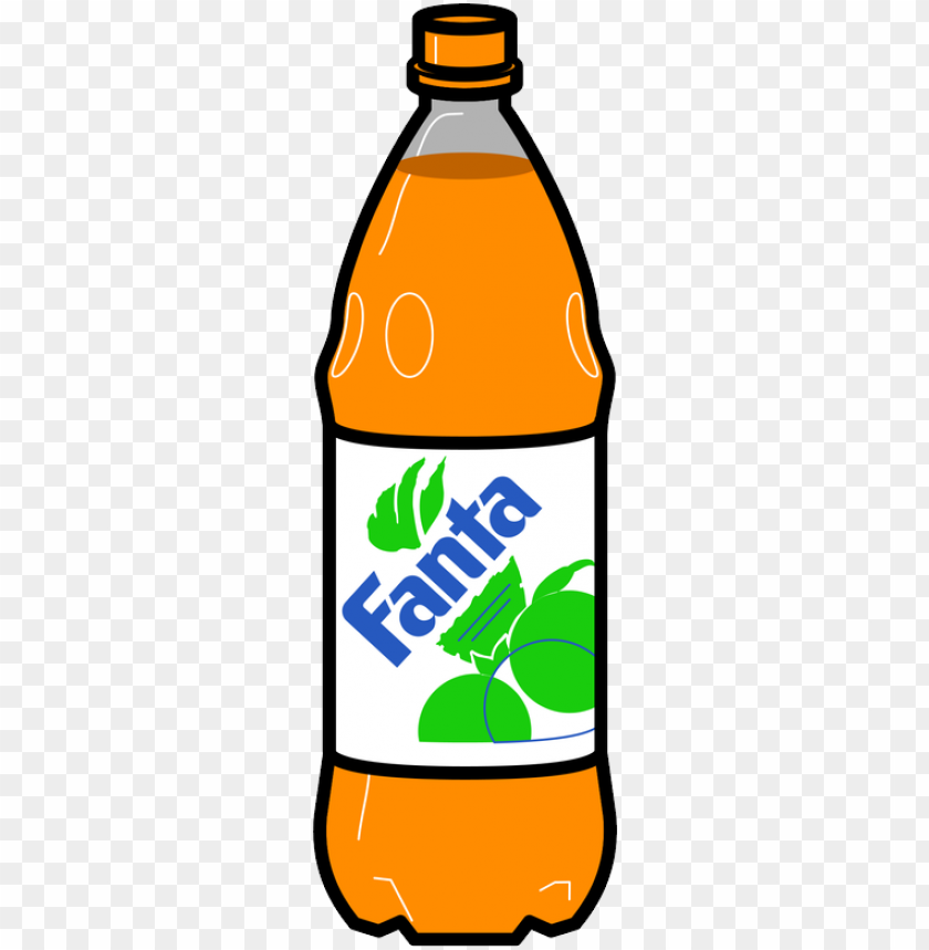 Free download | HD PNG fanta bottle with unique label design - Image ID 484618 | TOPpng