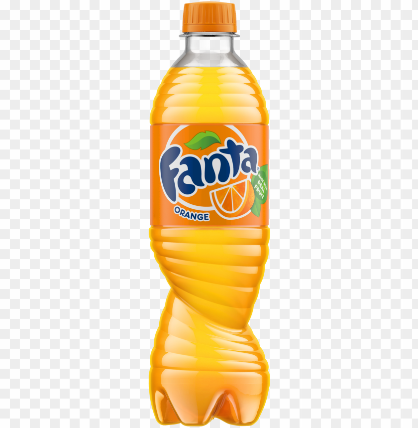Free download | HD PNG fanta orange bottle with minimal label - Image ID 484623 | TOPpng