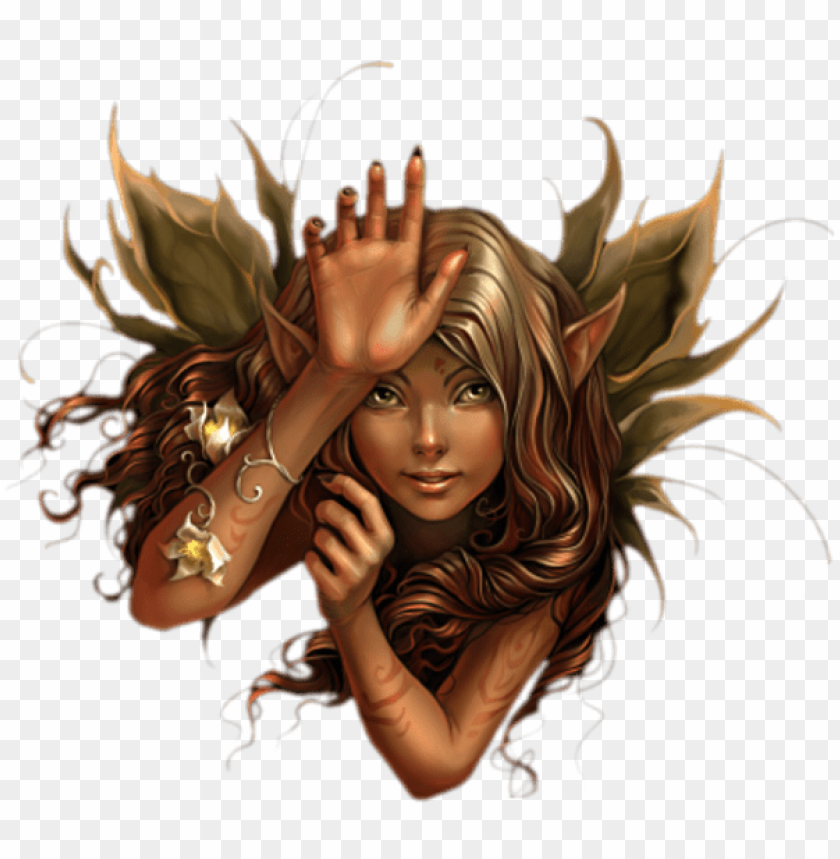 Free download | HD PNG fantasy fairy head golden picture fairy png ...