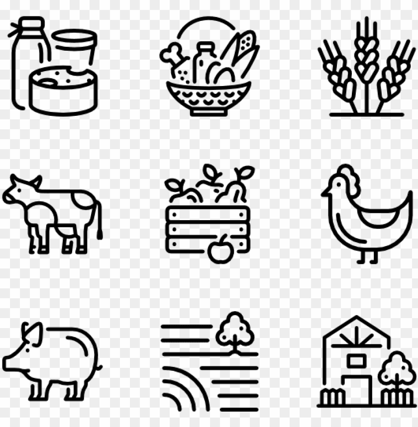 Free download | HD PNG farmer packs vector family icon outline png ...