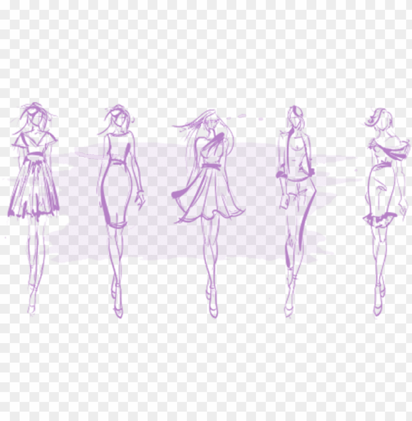 Free download | HD PNG fashion design sketch models PNG transparent ...