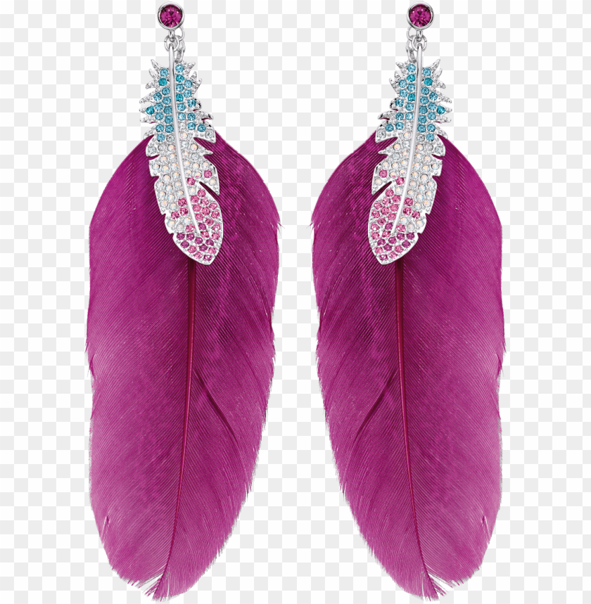 Free download | HD PNG Transparent Background PNG of feather earrings - Image ID 14606 | TOPpng