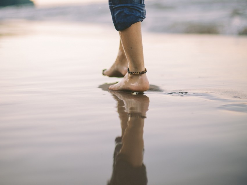 Free download | HD PNG feet step beach water sand 4k wallpaper | TOPpng