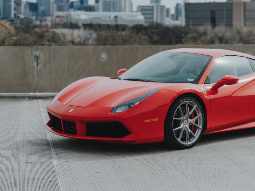 Free download | HD PNG ferrari 458 ferrari sports car red side view 4k ...