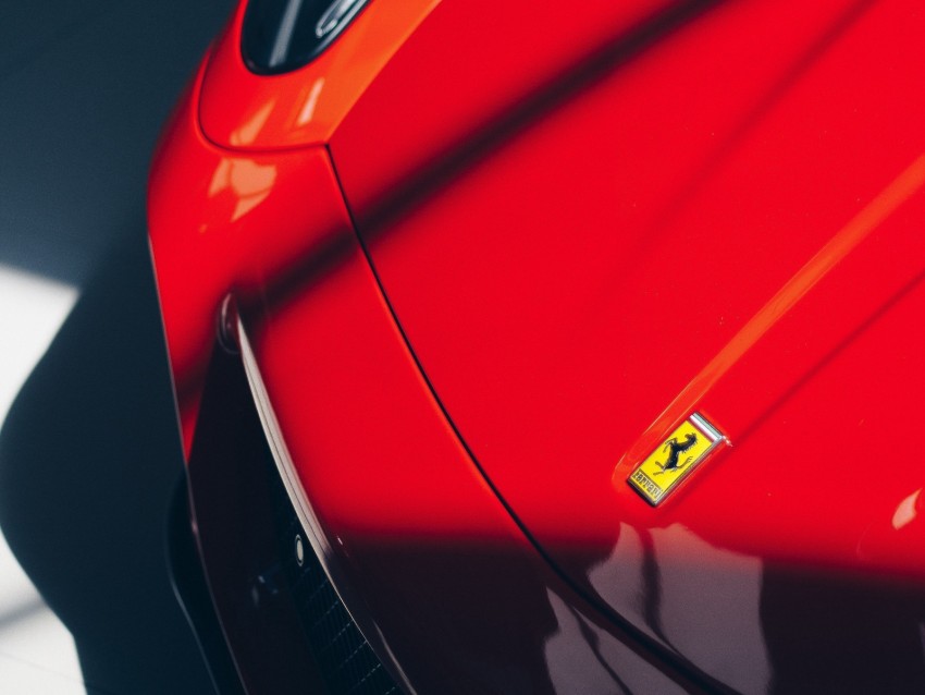Free download | HD PNG ferrari car sportscar red emblem 4k wallpaper ...