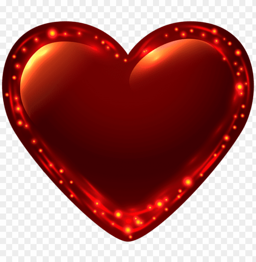 Glowing Heart cutout PNG & clipart images | TOPpng