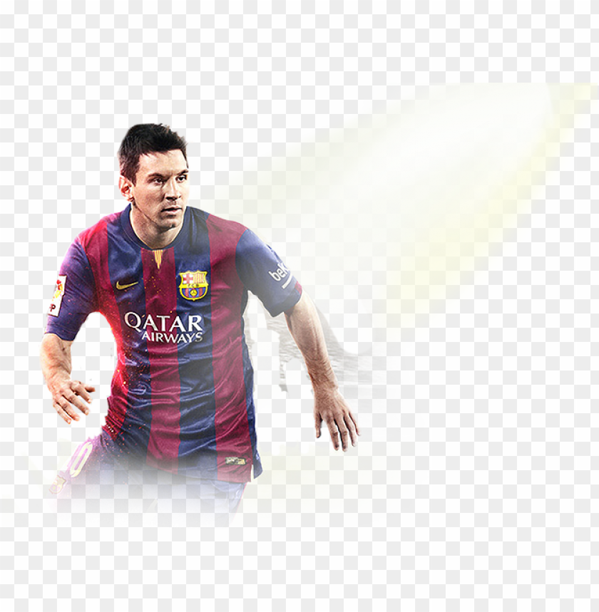 Free download | HD PNG messi barcelona football glow effect | TOPpng