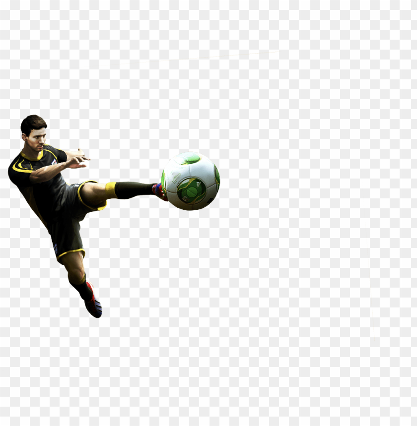 Free download | HD PNG football player mid air kick png | TOPpng