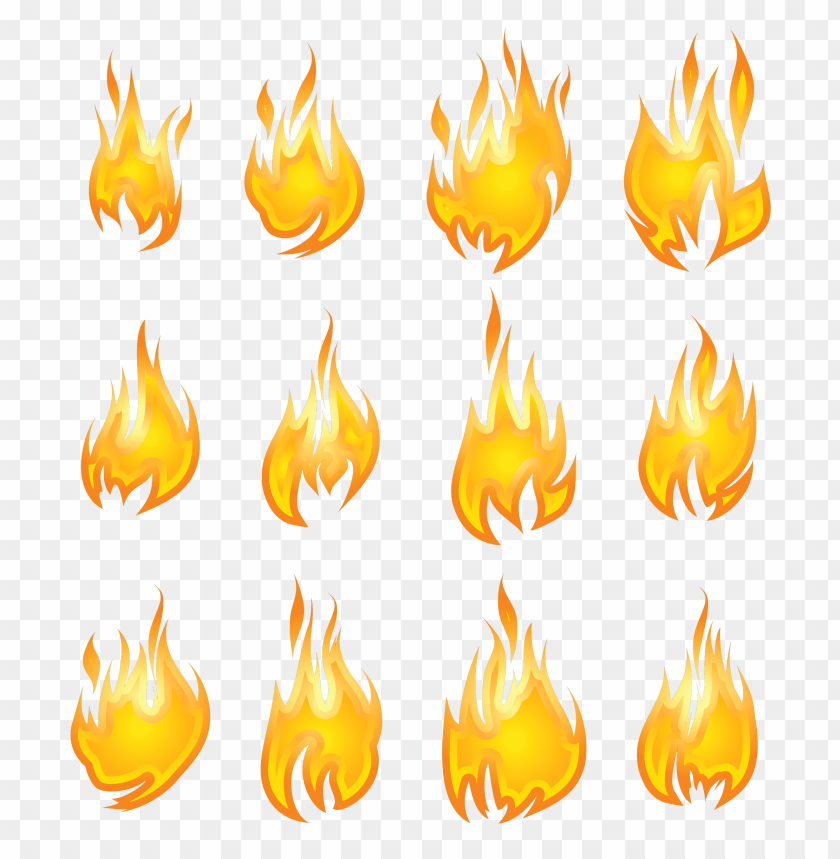 Free download | HD PNG fire icons set png clipart png photo - 28855 ...
