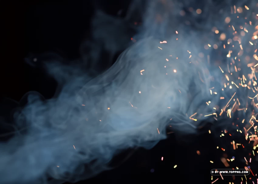 Free download | HD PNG fire sparks with smoke on black background ...