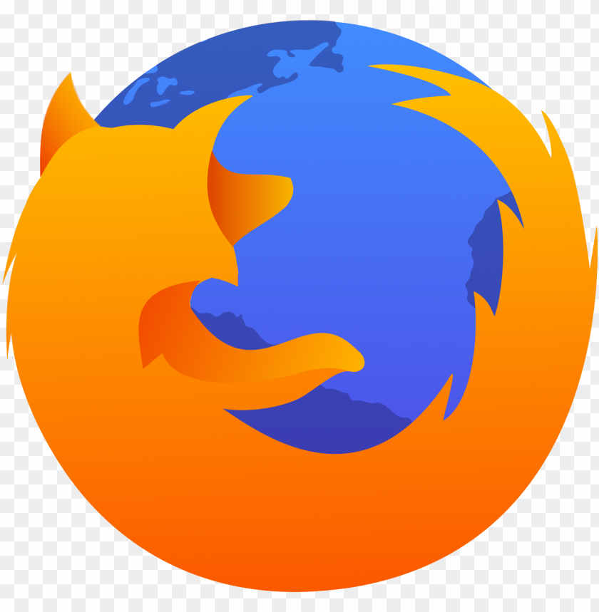 Free download | HD PNG firefox blue globe with abstract flames | TOPpng