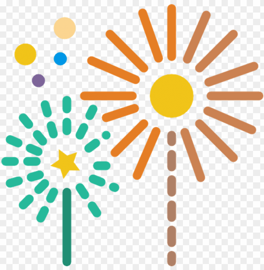 Free download | HD PNG fireworks free vector icon designed by ...