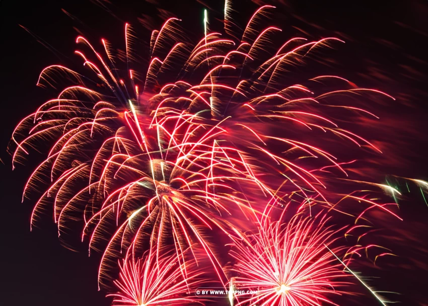 Free download | HD PNG fireworks red light up dazzling display - Image ...