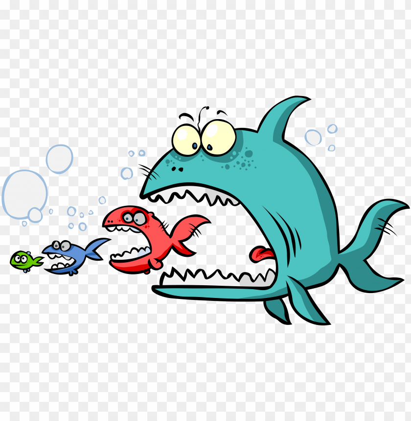 Free download | HD PNG fish eating food clip art big fish eat smaller ...