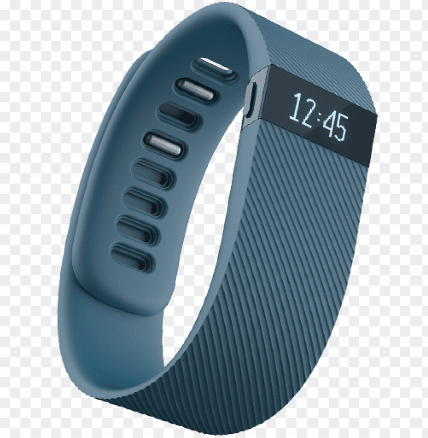 Free download | HD PNG fitbit tracker blue band with display | TOPpng