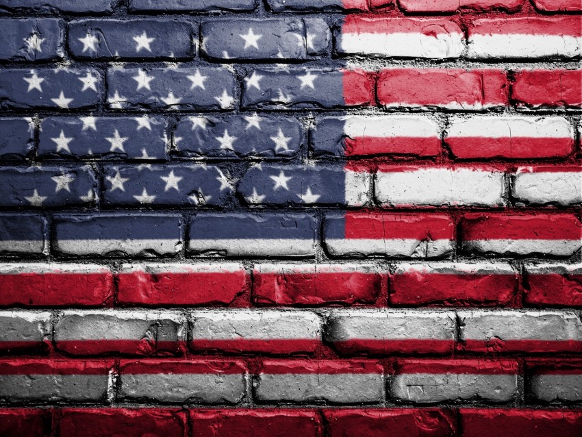Free download | HD PNG flag america usa symbolism wall brick paint 4k ...