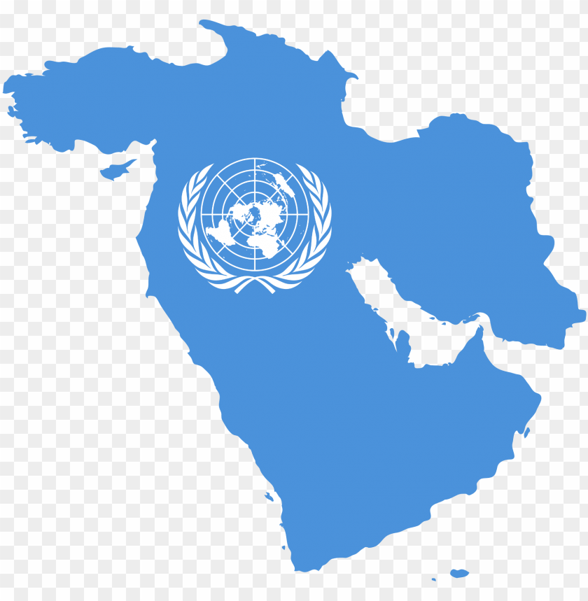 Free download | HD PNG flag map of the middle east middle east map logo ...