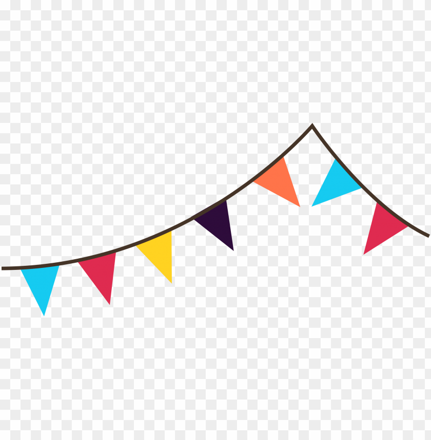 Triangle Flag Banner Clip Art