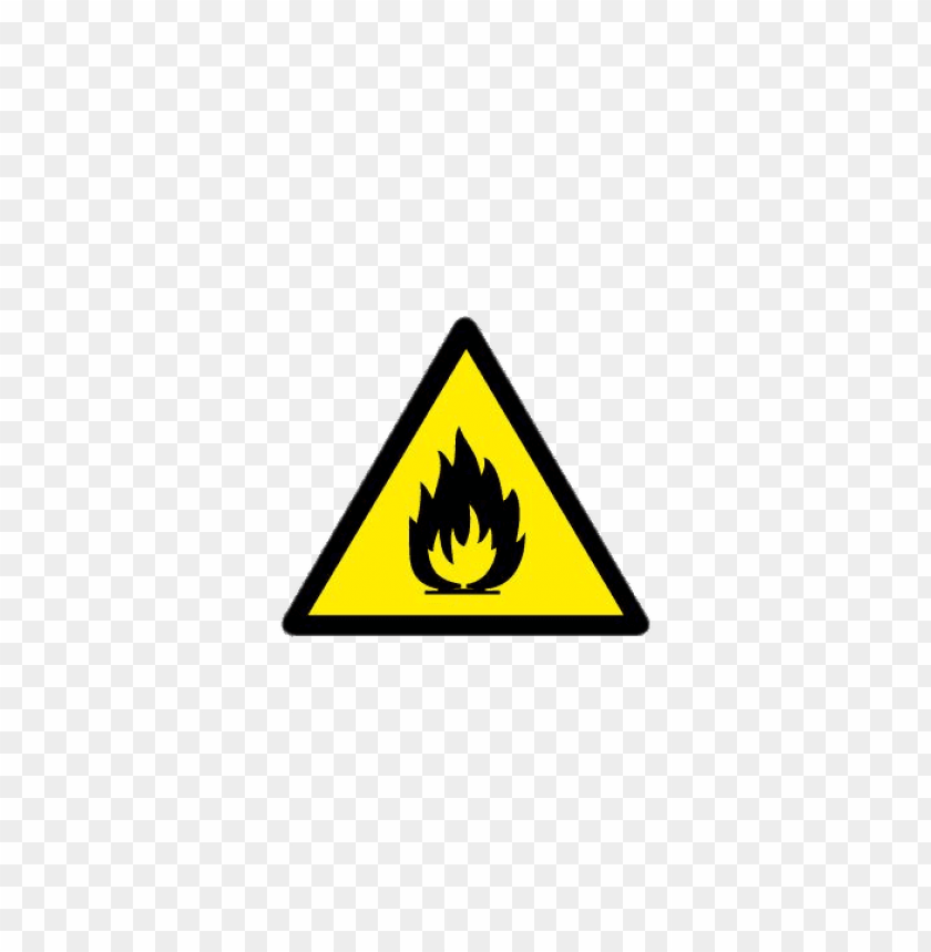 Free download | HD PNG flammable material safety sign PNG transparent ...