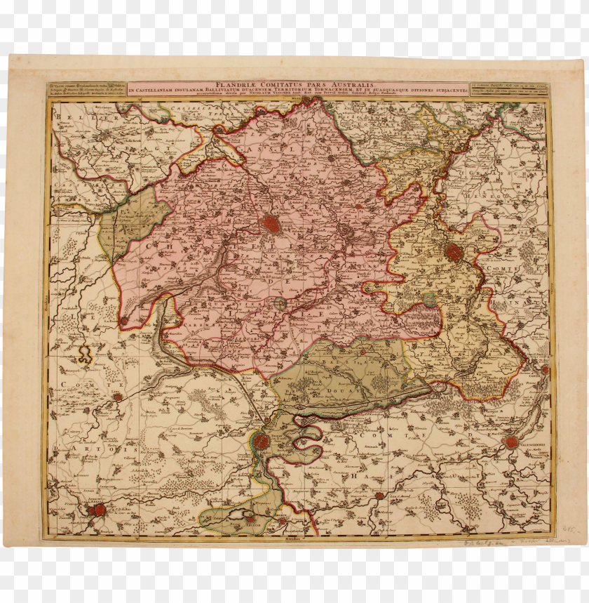 Free download | HD PNG flandriae comitatus pars australis map maker PNG ...