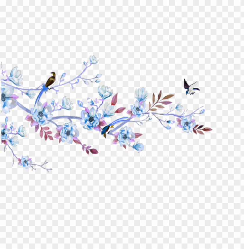 Free download | HD PNG flower vector png birds PNG transparent with ...
